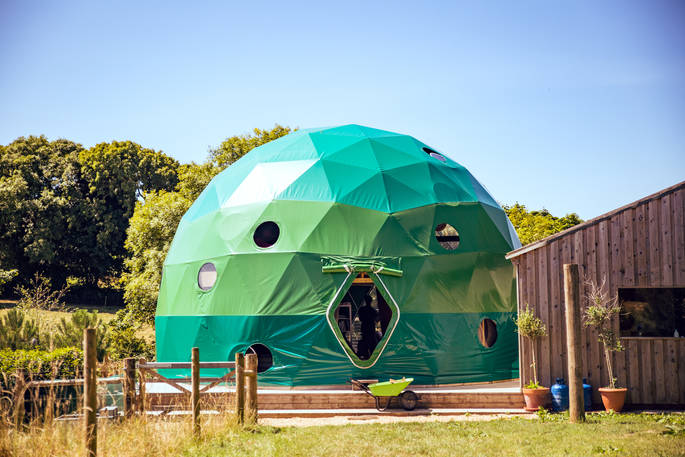 Hartland Pod | Geodome in Devon | Canopy & Stars