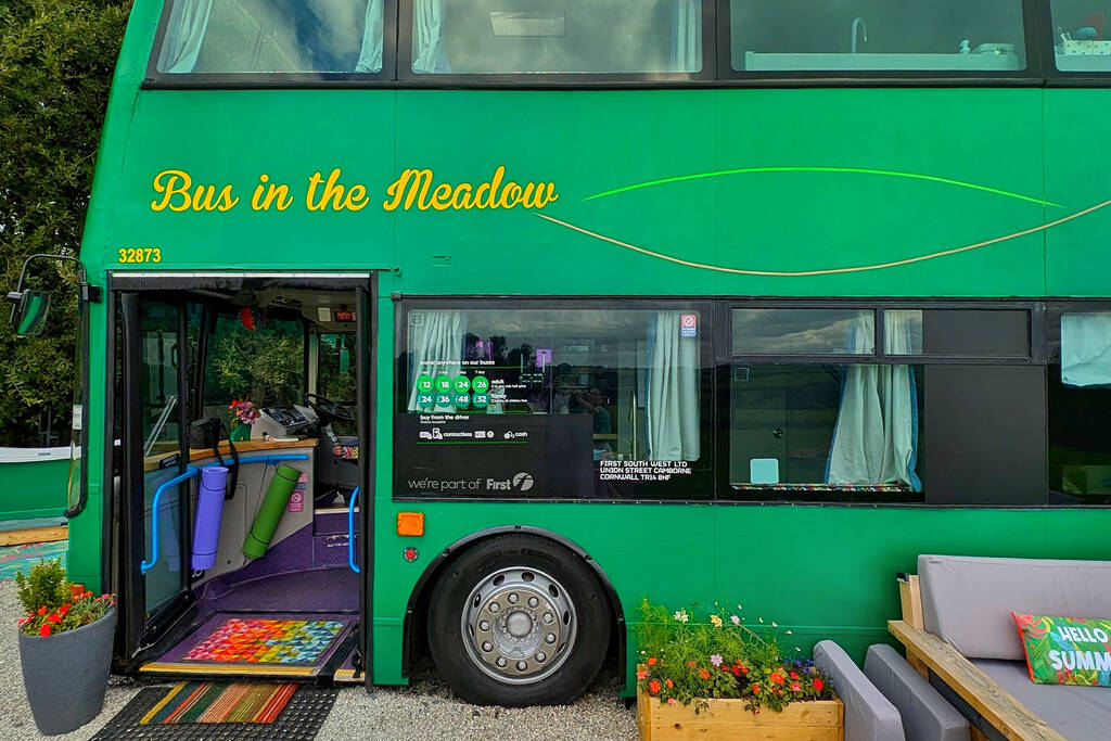 Bus in the Meadow | Bus in Devon | Canopy & Stars