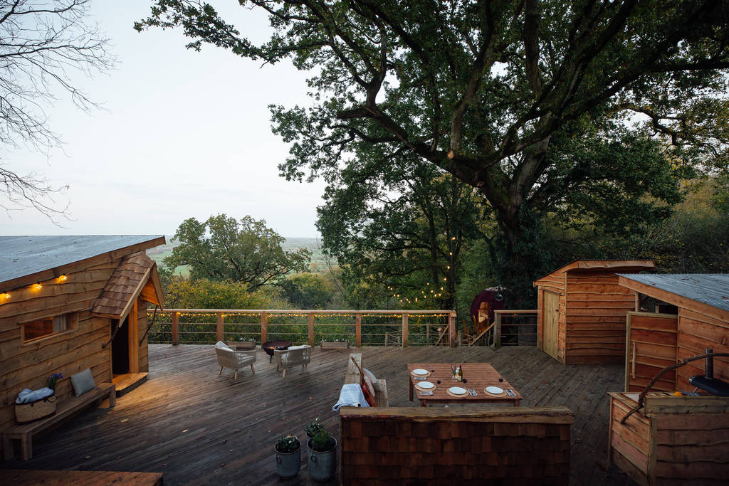 The Pennard Hide | Treehouse in Somerset | Canopy & Stars