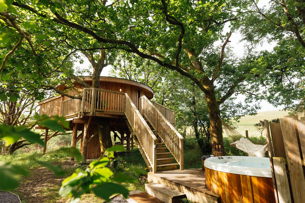 Ty'r Derw Treehouse | Treehouse in Ceredigion | Canopy & Stars