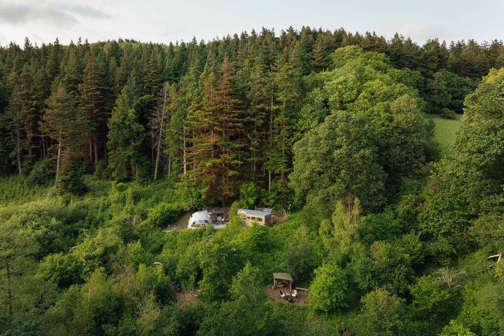 The Buzzard's Nest | Geodome in Flintshire | Canopy & Stars