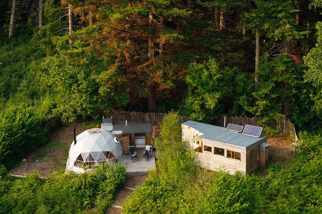 The Buzzard's Nest | Geodome in Flintshire | Canopy & Stars