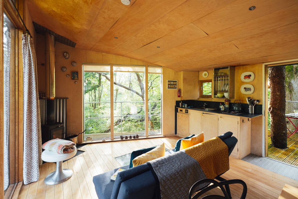 Nyth y Barcud Treehouse | Treehouse in Powys | Canopy & Stars